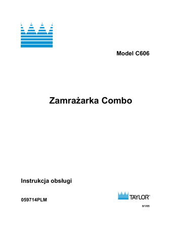 Taylor Model C606 Instrukcja obsługi | Manualzz