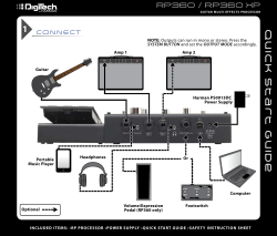 DigiTech RP360 XP - Quick start Guide, User manual | manualzz.com