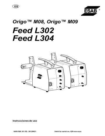 ESAB Feed L304 M09 Manual de usuario | Manualzz