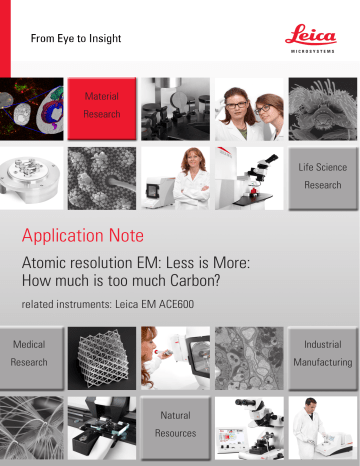 Leica Microsystems EM ACE600 Coating & Freeze Fracturing Systems ...