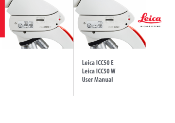 Leica Microsystems ICC50 W Microscope Cameras User Manual | Manualzz