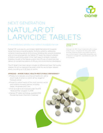 Clarke Natular DT Guide | Manualzz