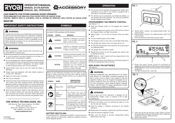 RYOBI GDA100 Owner Manual | Manualzz