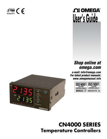 Omega CN4100 and CN4200 Series Owner Manual | Manualzz