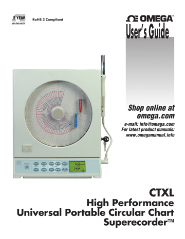 Omega CTXL Series Owner Manual | Manualzz