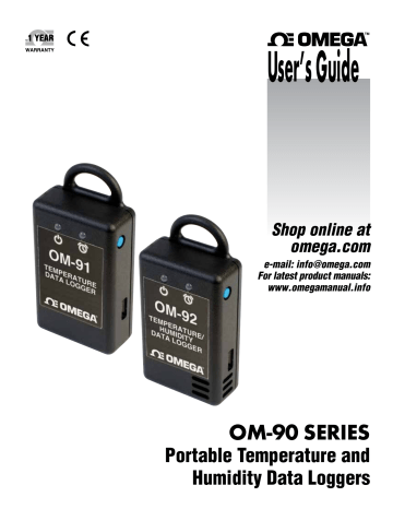 Omega OM-90 Series Owner Manual | Manualzz