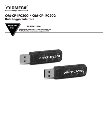 Omega OM-CP-IFC200 and OM-CP-IFC202 Owner Manual | Manualzz