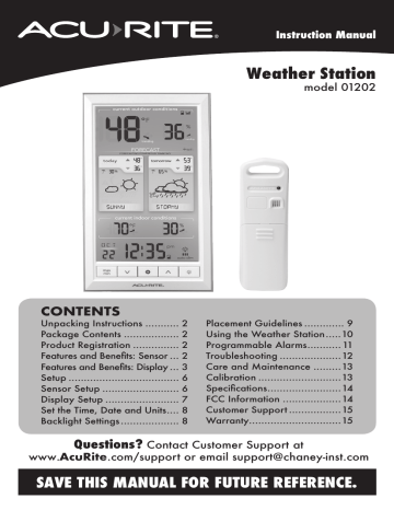Acurite Weather Station User Manual | Manualzz