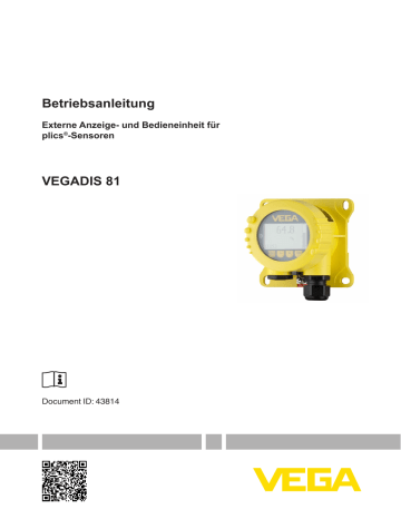 Vega VEGADIS 81 External display and adjustment unit for plics® sensors ...