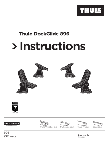 Thule DockGlide Kayak rack User manual | Manualzz