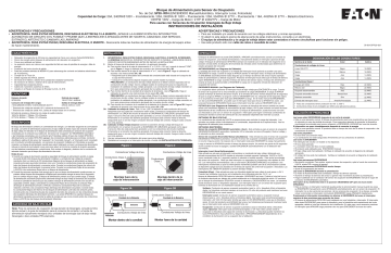 Cooper Lighting Switchpack Installation Sheet | Manualzz