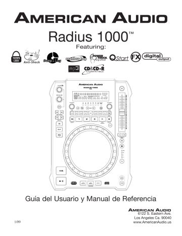 ADJ Radius 1000 User Manual | Manualzz