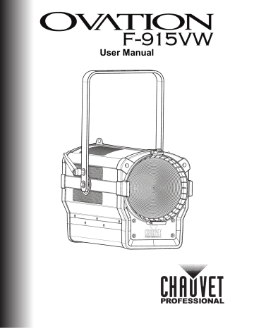 Chauvet Ovation User Manual | Manualzz