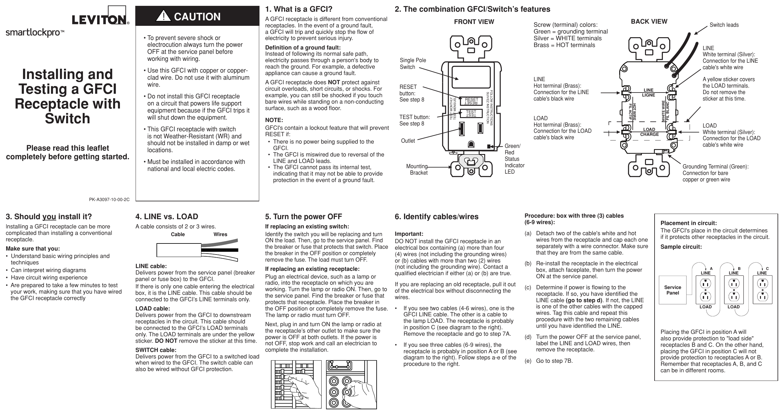 How To Install Leviton Combination Switch And Outlet Wiring Work