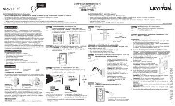 Leviton VRCS4-M0Z Wall Controller Instruction Sheet | Manualzz