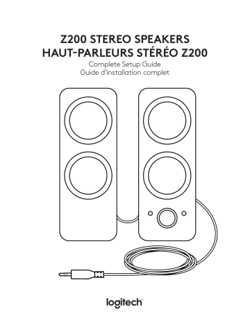 Logitech Multimedia Speakers Z200 Setup Guide | Manualzz