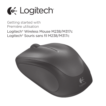 Logitech Wireless Mouse M317c Getting Started | Manualzz