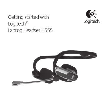 Logitech Laptop Headset H555 Getting Started Guide | Manualzz