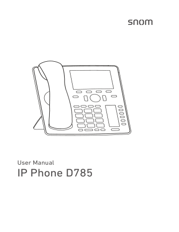 Snom D785 User Manual | Manualzz