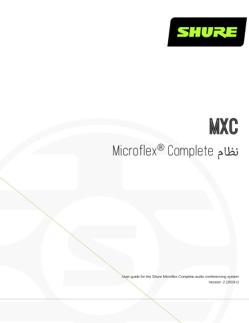 Shure MXC Microflex® Complete User guide | Manualzz