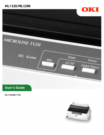 Oki MICROLINE 1120 Dot Matrix Printer User's Guide | Manualzz