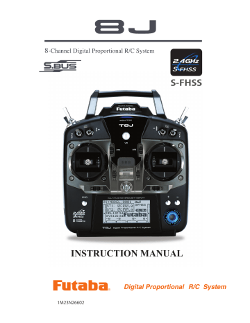 Futaba 8J Transmitter Manual | Manualzz