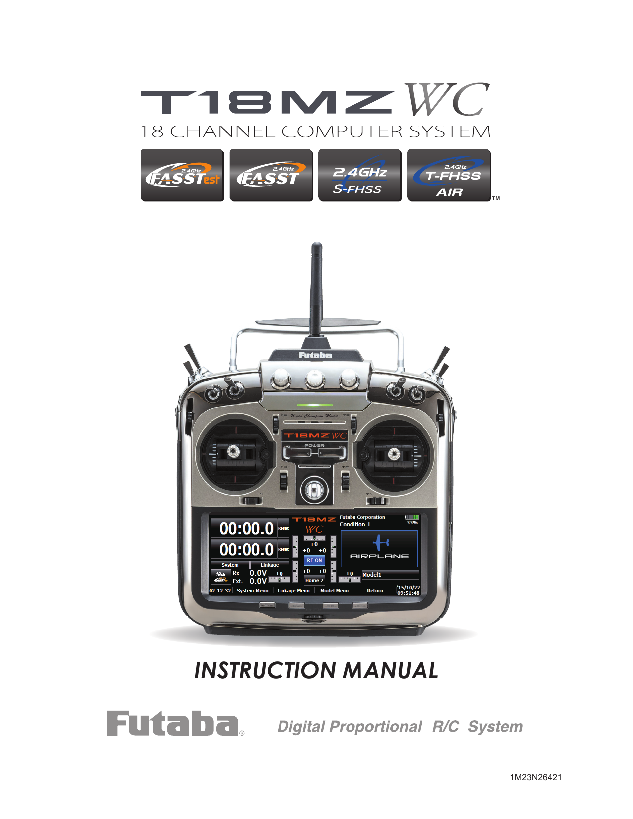 Futaba 18MZ User manual | Manualzz