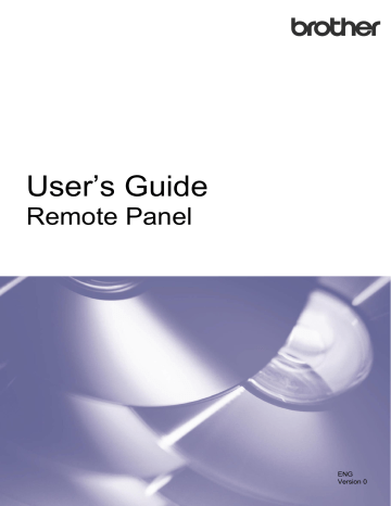Brother Remote Panel User’s Guide | Manualzz