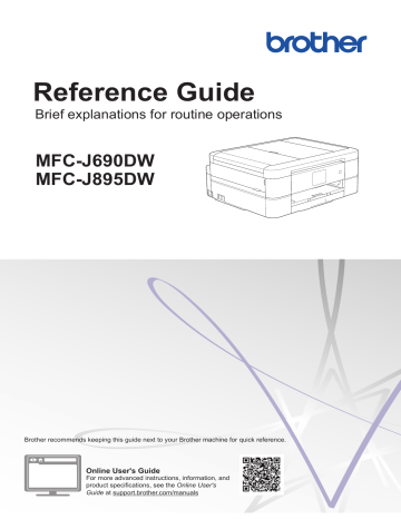 Brother MFC-J895DW Reference Guide | Manualzz