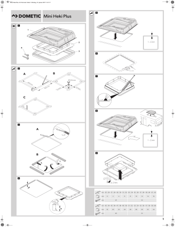 Dometic Mini Heki plus, Windows and Doors Roof Light Guide d ...