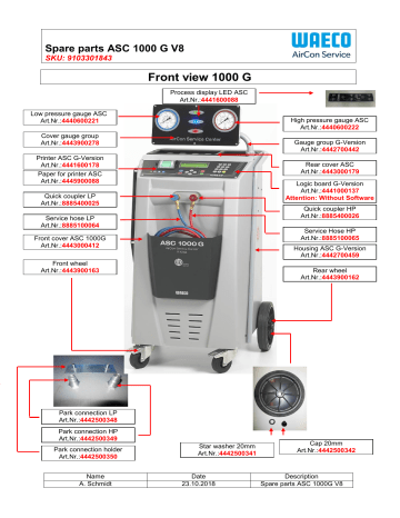 Waeco AirCon Service Center ASC 1000 G Air conditioning service unit ...