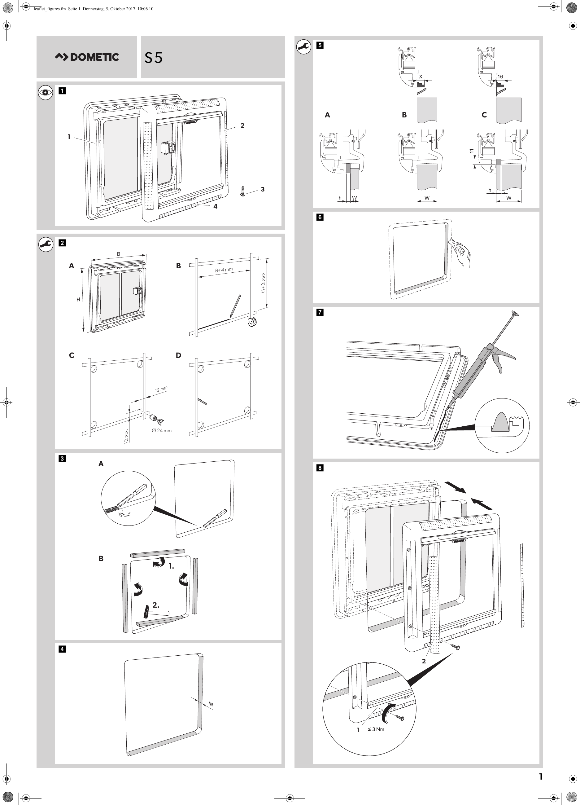 Dometic S5 Installation guide | Manualzz