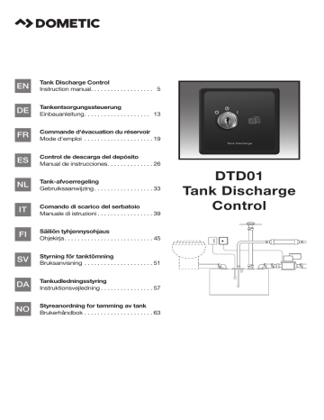 Dometic DTD01 Tank Discharge Control Discharge Control Benutzerhandbuch ...