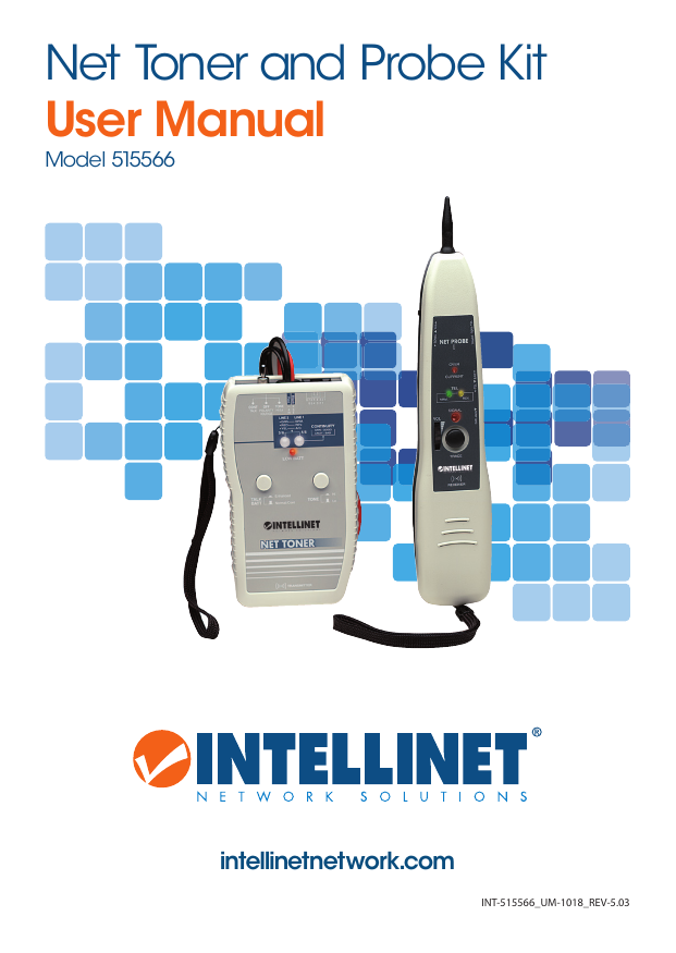 Intellinet Net Toner and Probe Kit User Manual | Manualzz