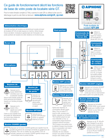 Aiphone GT-2H Mode d'emploi | Manualzz