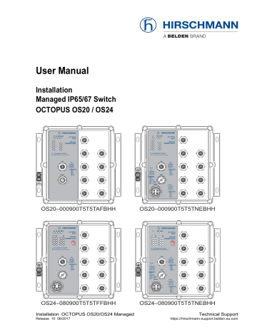 Hirschmann OCTOPUS OS20 / OS24 User Manual | Manualzz