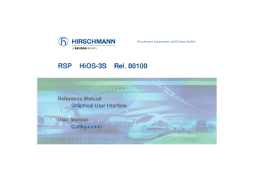 Hirschmann RSP Reference Manual | Manualzz