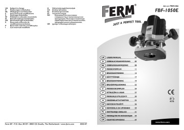 Ferm PRM1006 FBF-1050E Router Benutzerhandbuch | Manualzz