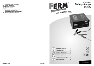 Ferm BCM1015 Battery Charger Instrukcja obsługi | Manualzz