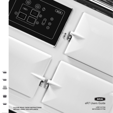 AGA eR7 100 Electric Users Guide | Manualzz
