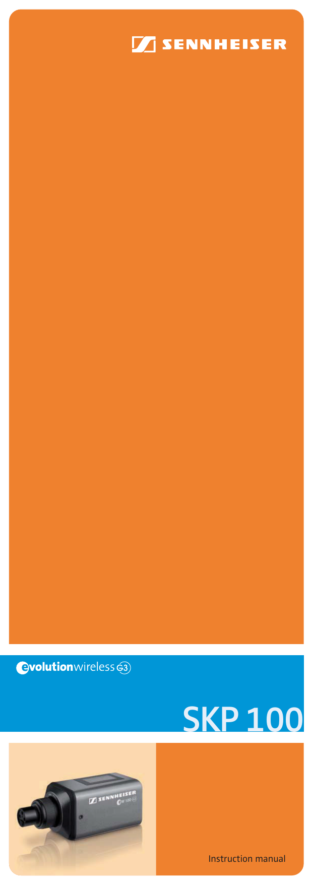Sennheiser SKP 100 G3 Instruction Manual | Manualzz