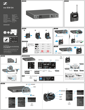 Sennheiser EK IEM G4 Quick Guide | Manualzz