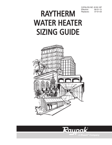 Raypak Raytherm Water Heater Guide | Manualzz
