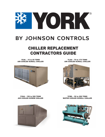 YORK YLAA Scroll Chiller Guide | Manualzz