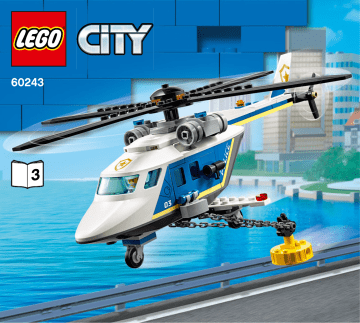Lego 60243 Police Helicopter Chase Building instructions | Manualzz