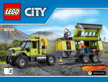 Lego 60124 Volcano Exploration Base Building instructions | Manualzz