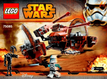Lego 75085 Hailfire Droid installation Guide | Manualzz