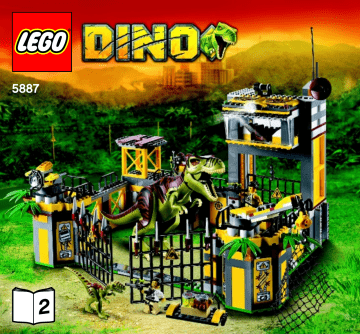 Lego 5887 Dino Defense HQ Building instructions | Manualzz