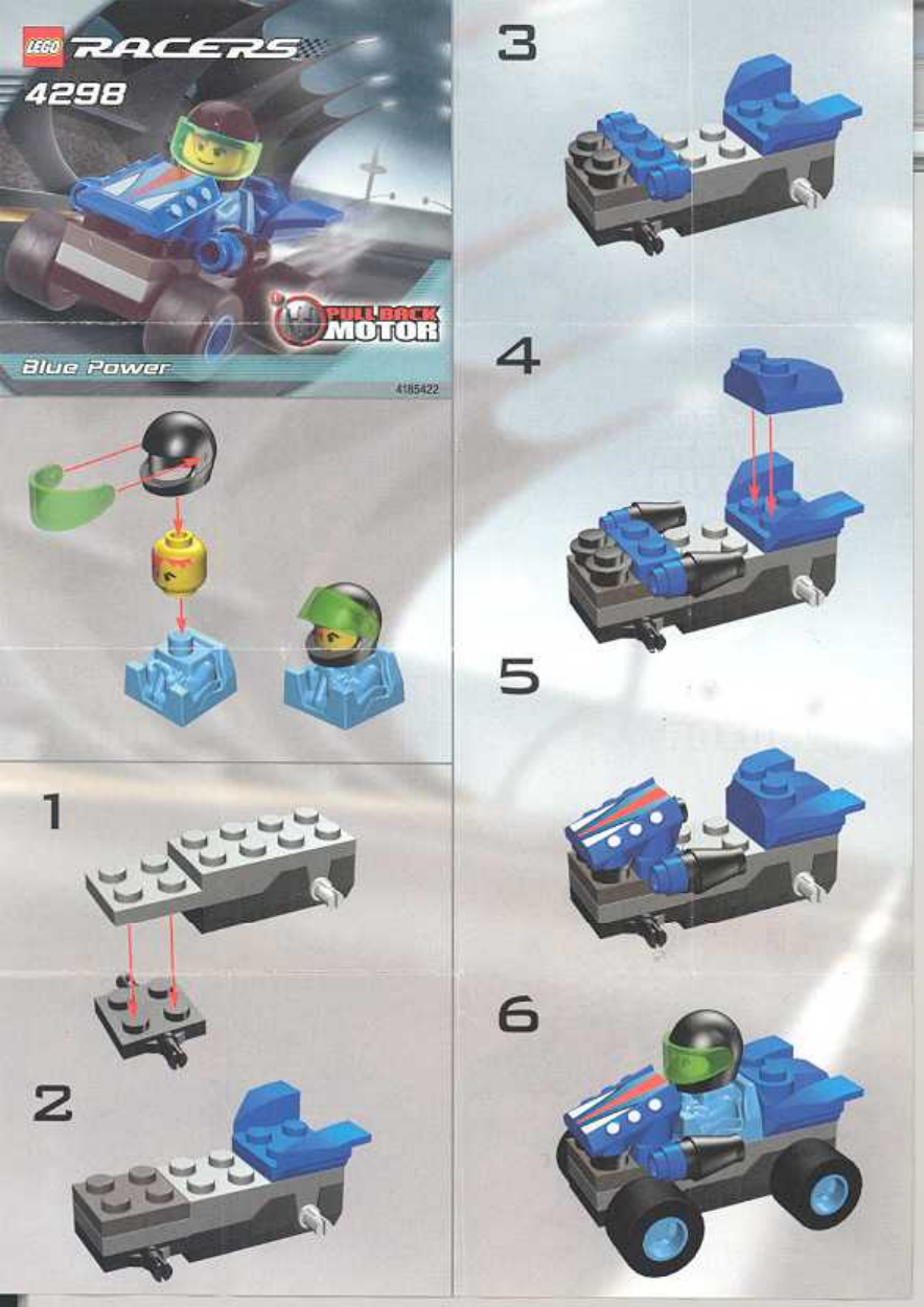 LEGO 4298 BLUE POWER Building Instruction | Manualzz