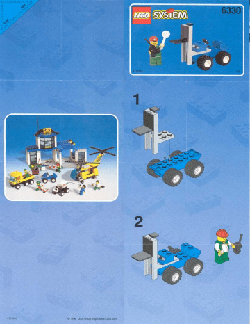 Lego 6330 Cargo Express Hub Installatie gids | Manualzz